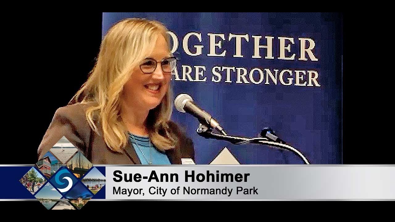 Normandy Park Mayor Sue -Ann Hohimer at Seattle Southside Chamber ...
