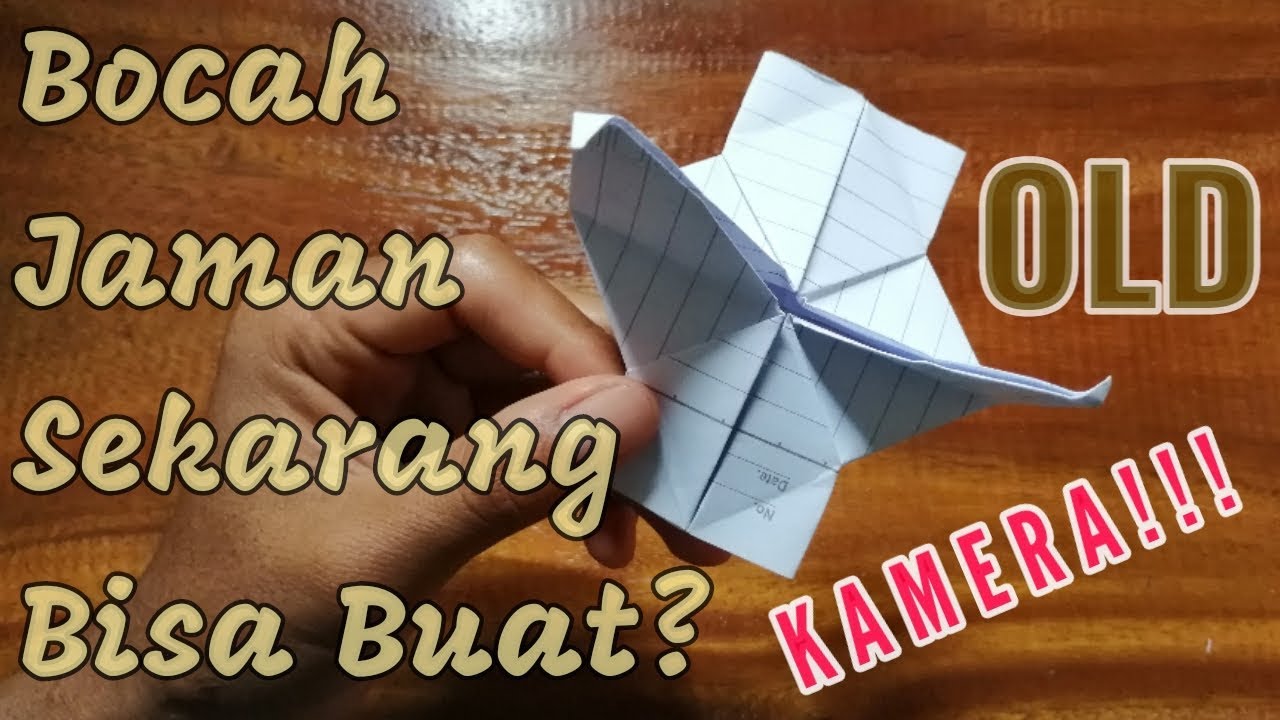 Cara Membuat Origami Kamera dari Kertas || Masih Ingat? - YouTube