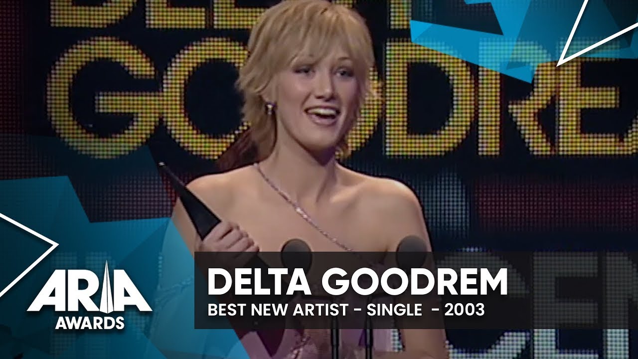 Delta Goodrem wins Best New Artist - Single | 2003 ARIA Awards - YouTube