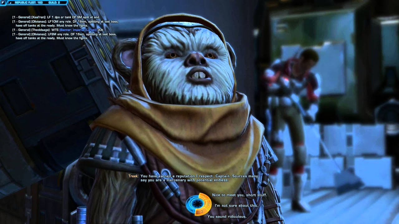 SWTOR Gameplay: Introducing Treek (Companion) - YouTube