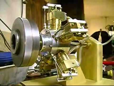 "Halo" steam engine prototype from Liney Machine - YouTube