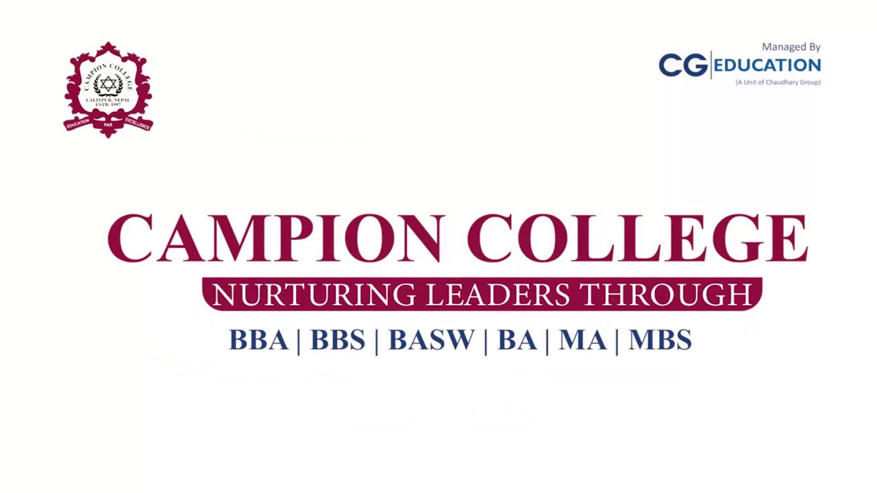 Campion College Promotional Video || Sanepa, Lalitpur 2021 - YouTube
