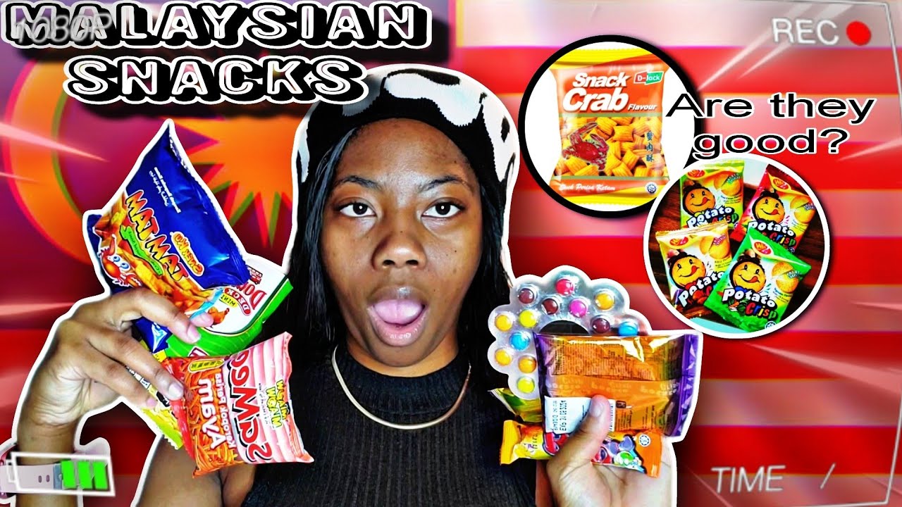 I tired Malaysian snacks 🇲🇾 ft Tam Tam crab flavor snack - YouTube