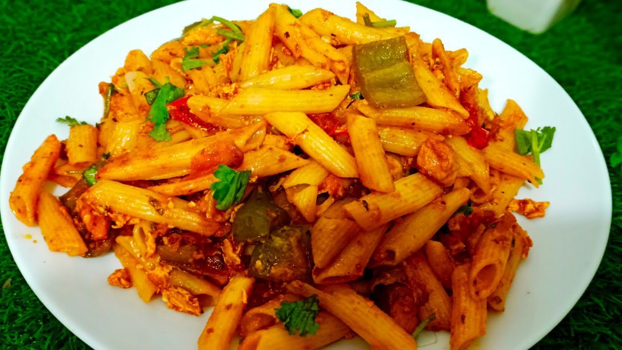 Delicious Testy Cheese Masala Pasta Recipe 😋 ll Street Style Mix Pasta ...