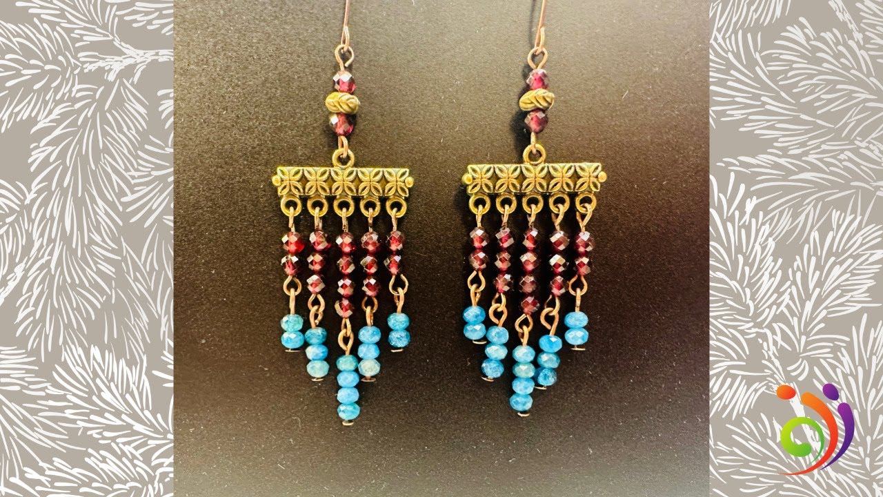 Easy Waterfall Earrings with Globleland Beads! - YouTube