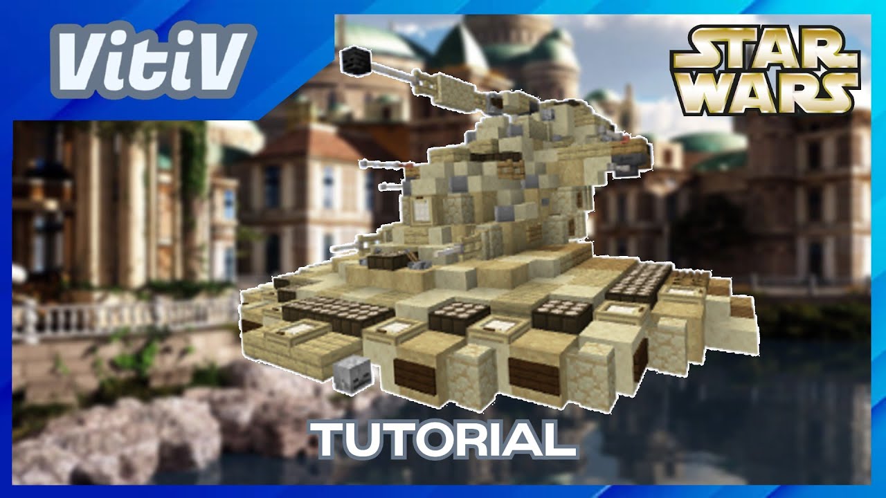 Star Wars Trade Federation Armored Assault Tank in Minecraft - 2:1 ...