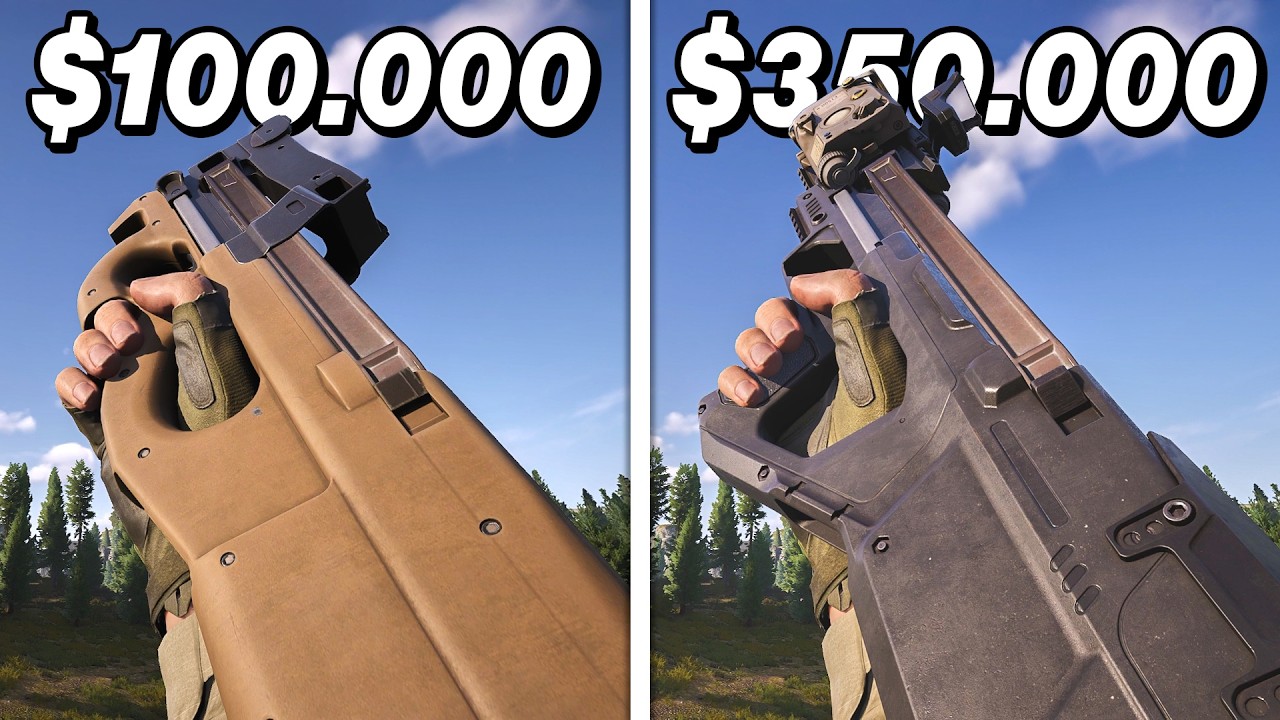 $100.000 VS $350.000 P90 in Arena Breakout - YouTube