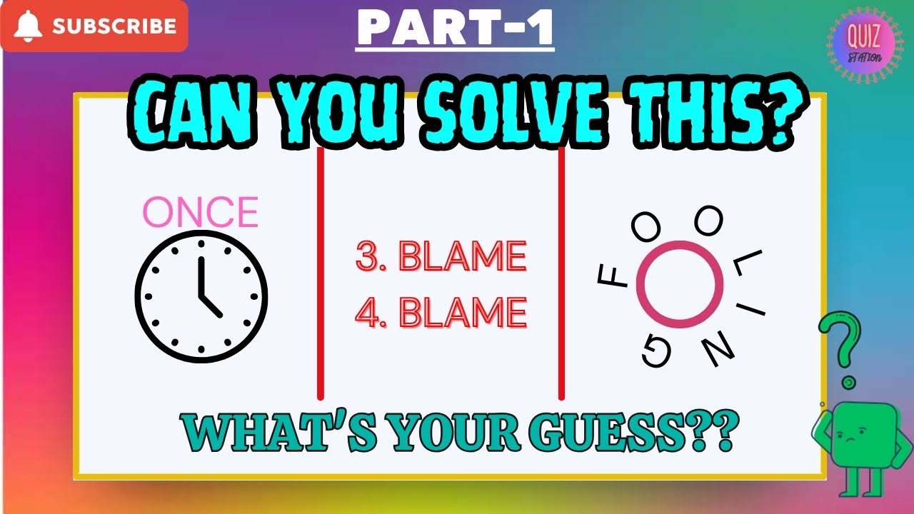Ultimate Rebus Puzzle Challenge! 🧠💡| Part -1 - YouTube