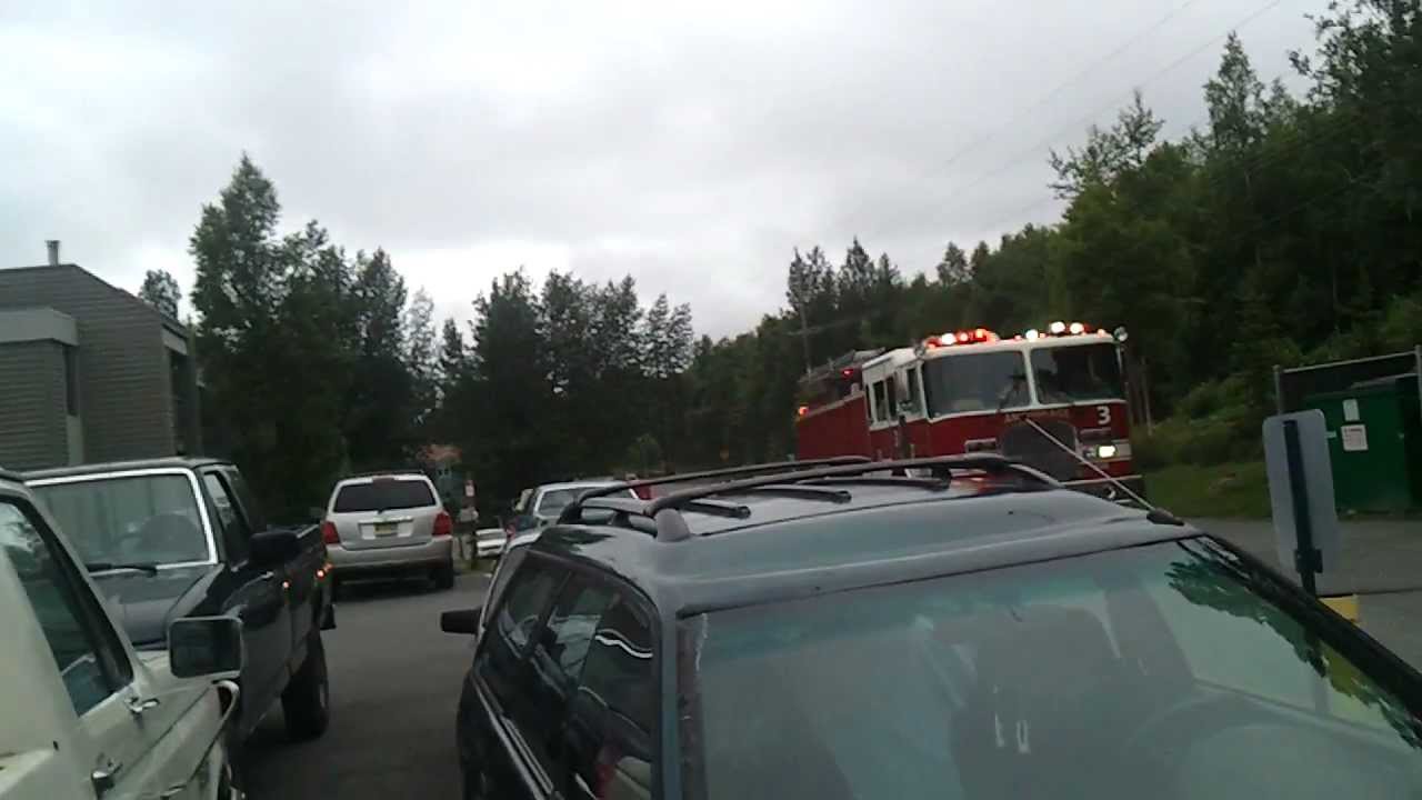 Anchorage Fire Department Engine 3 and Ladder - YouTube