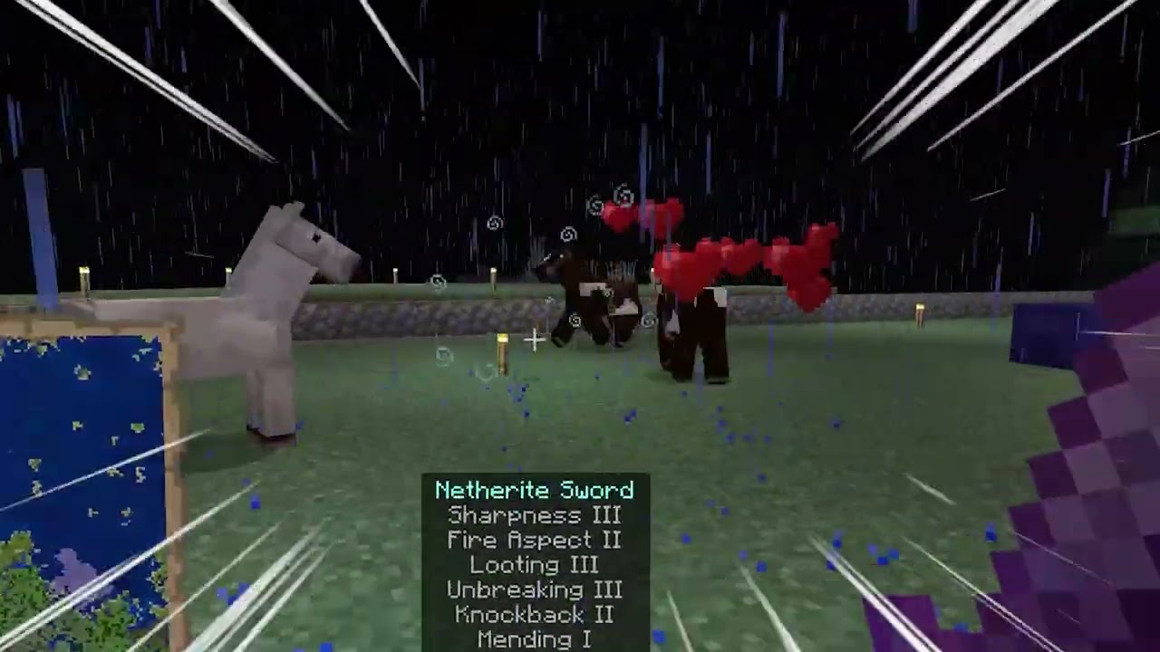 Minecraft horse speed potion - YouTube