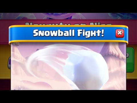 BEST DECK FOR SNOWBALL FIGHT CHALLENGE - CLASH ROYALE - YouTube