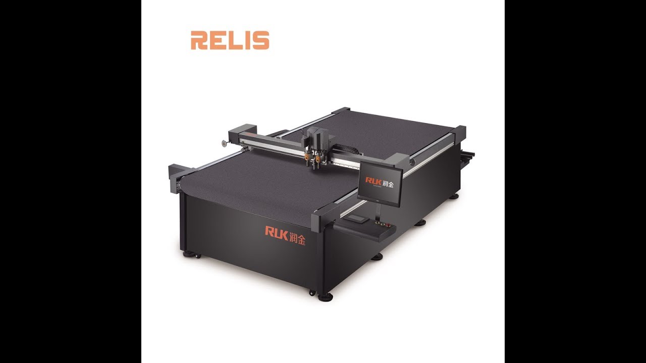 RELIS Flatbed Digital Cutting machine - YouTube