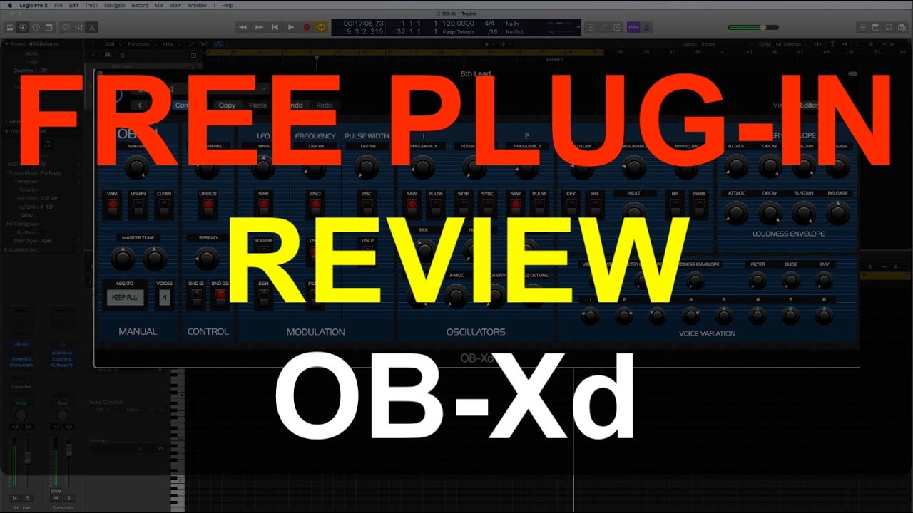 FREE PLUG-IN Review: OB-Xd - YouTube