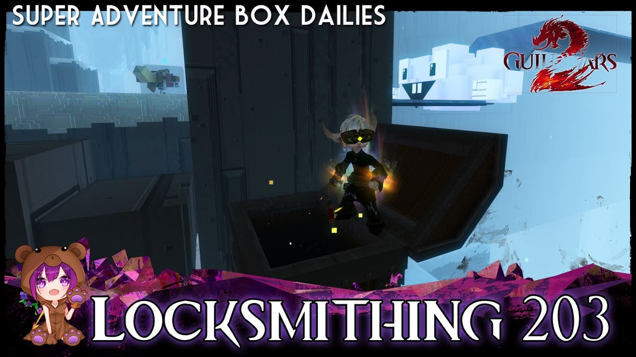 GW2 SAB Daily Locksmithing 203 (Bauble Chest using Key) - YouTube