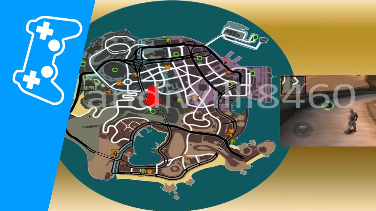 Gangstar Rio Map
