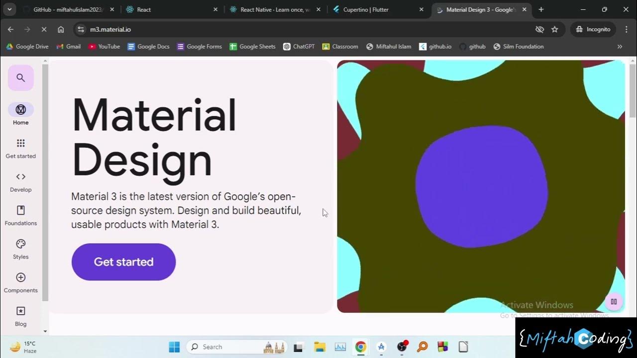 Flutter For Beginners - Bangla - Class 2 - Text Widget & Row, Column, Center etc || MiftahCoding ...