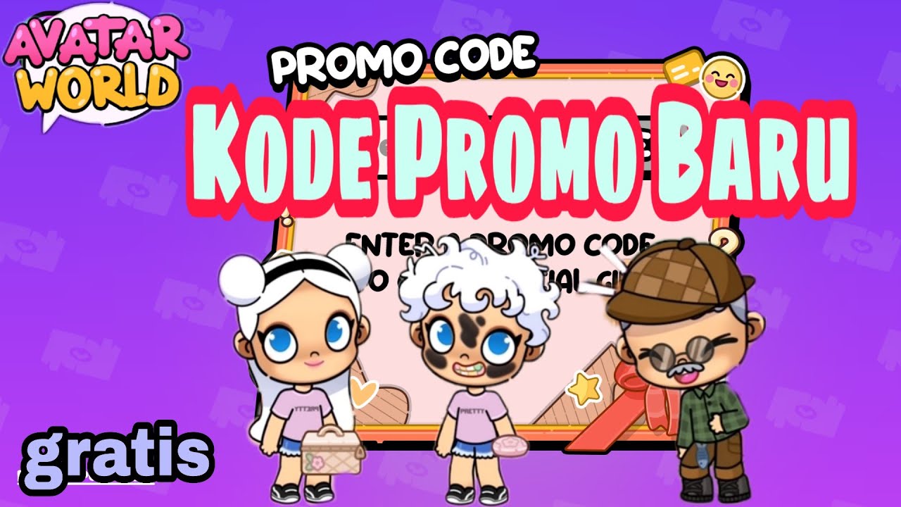 Gratis Code Promo Baru #pazu #avatarworld #pazugames #pazuworld #games - YouTube