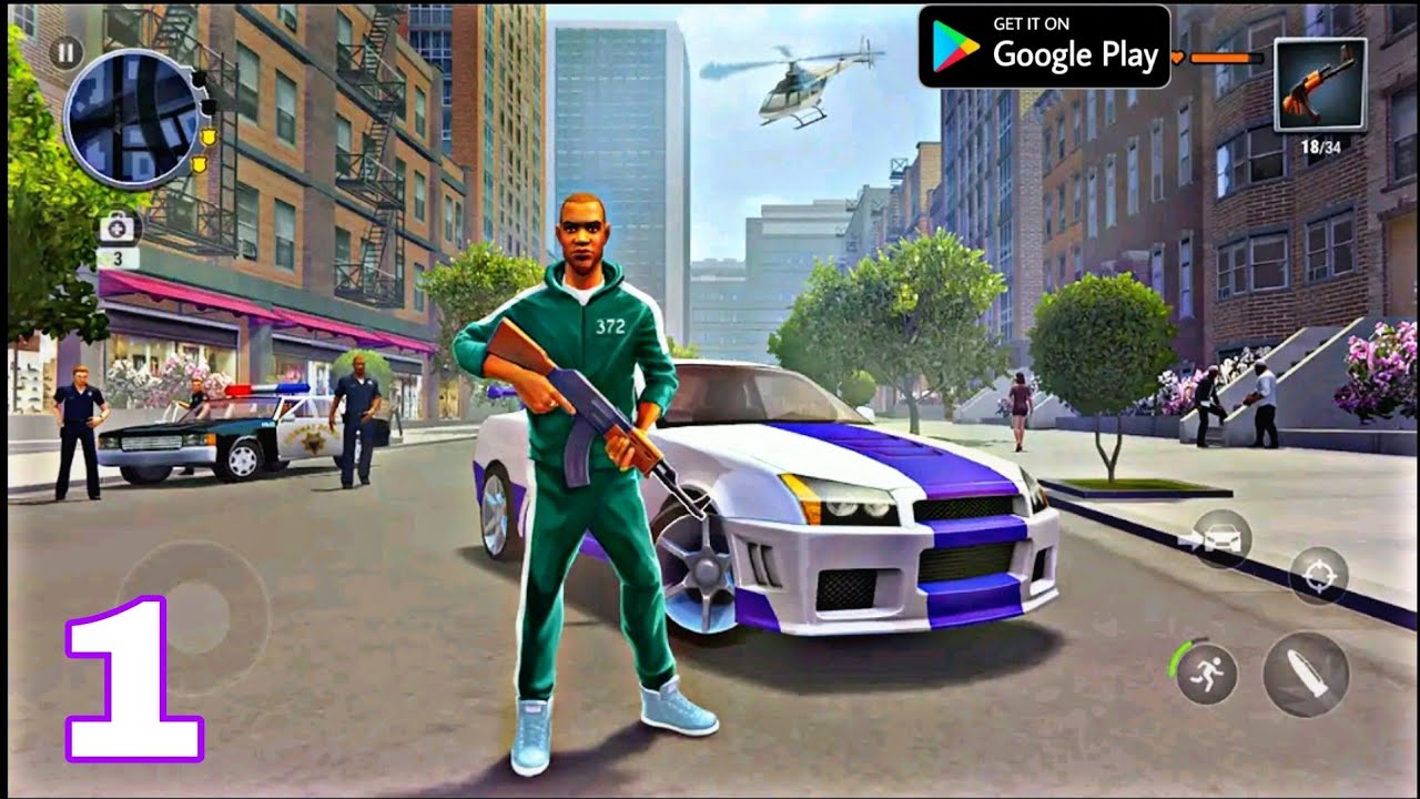 Gangs Town Story Gameplay Walkthrough (Android, iOS) - Part 1 - YouTube