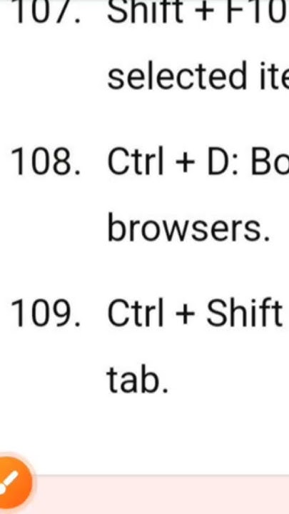 100+ SHORTCUT KEYS of course on computer concepts||computer basic ...