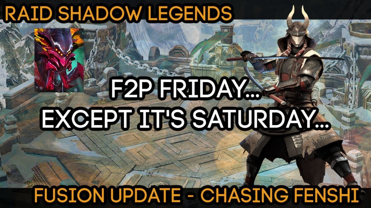 Free to Play Friday (Except It's Saturday) - Fusion Update/Fenshi Chase ...