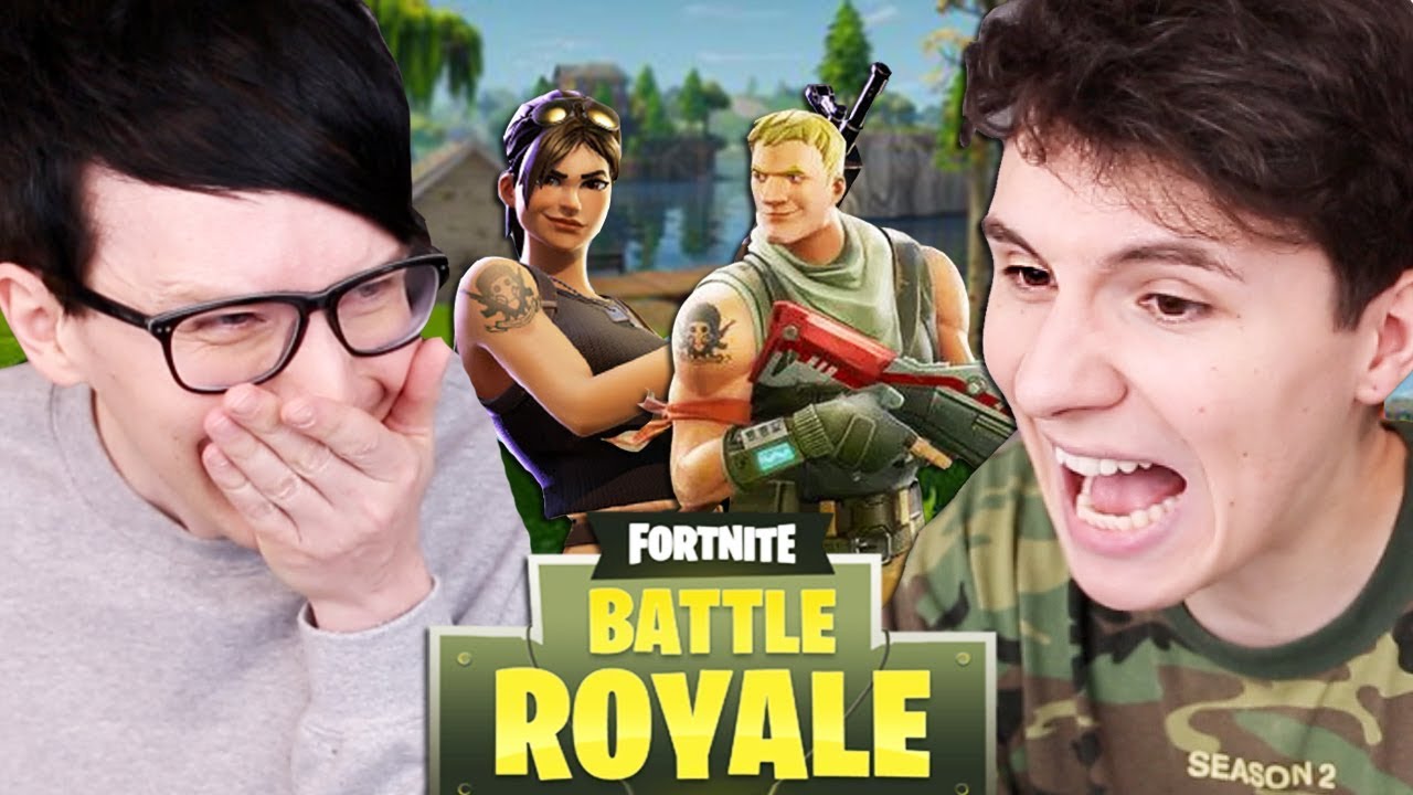 Can Dan and Phil survive Fortnite?! - YouTube