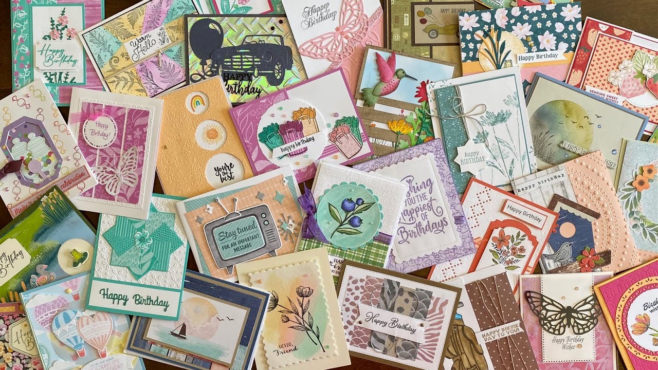 55+ Birthday Cards | The Great, Big Card Swap Showcase, June 2024 Part ...