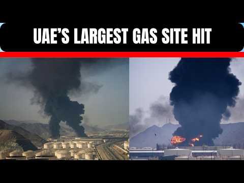 Iran's Strikes at UAE Trigger Fire at its Largest Gas Site in Abu Dhabi and Halts Operations