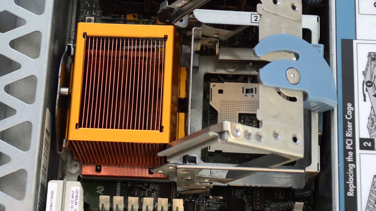 What's in a server? (HP DL380 G4 Teardown) - YouTube
