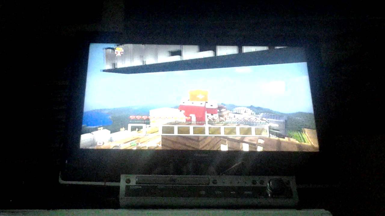 Minecraft PS3 edition custom castle and sign - YouTube