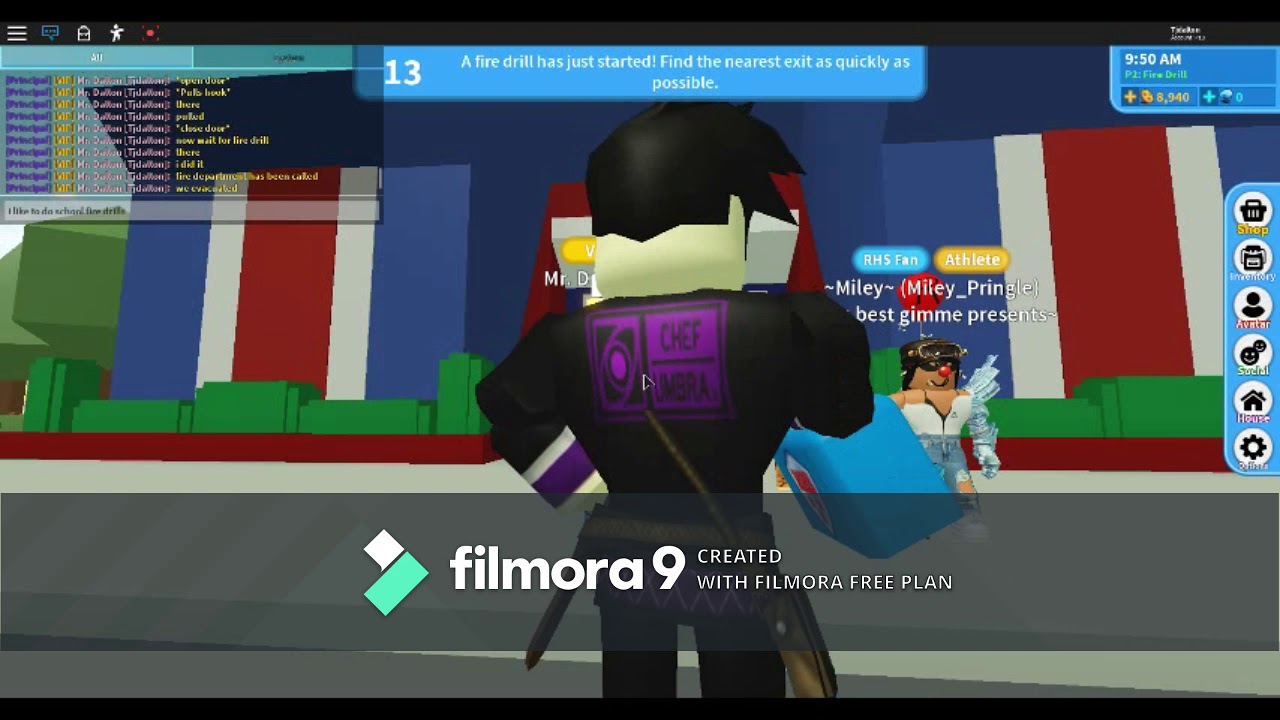 STARTING A FIRE DRILL AT ROBLOX HIGH SCHOOL 2 - YouTube
