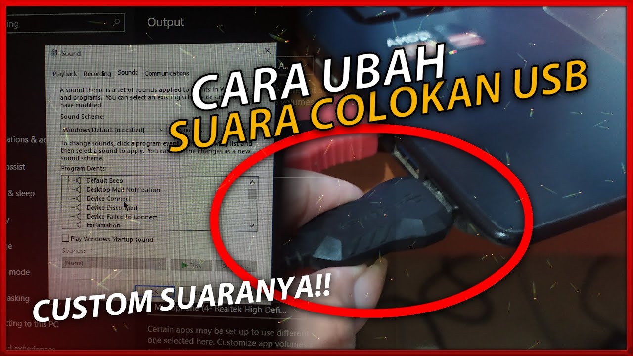 Cara Mengubah Input dan Output Audio Di Laptop atau Pc - YouTube