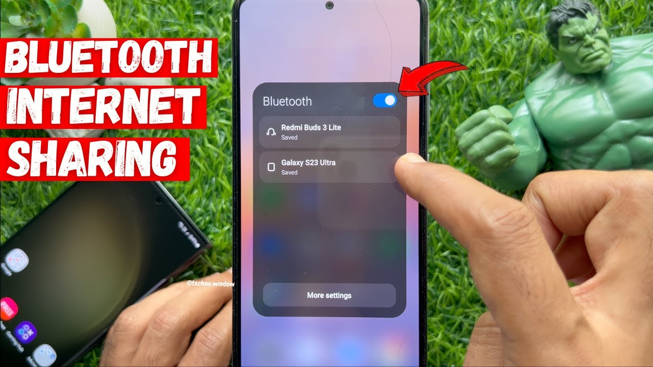 How to Share Internet With Bluetooth Tethering Between Two Android ...