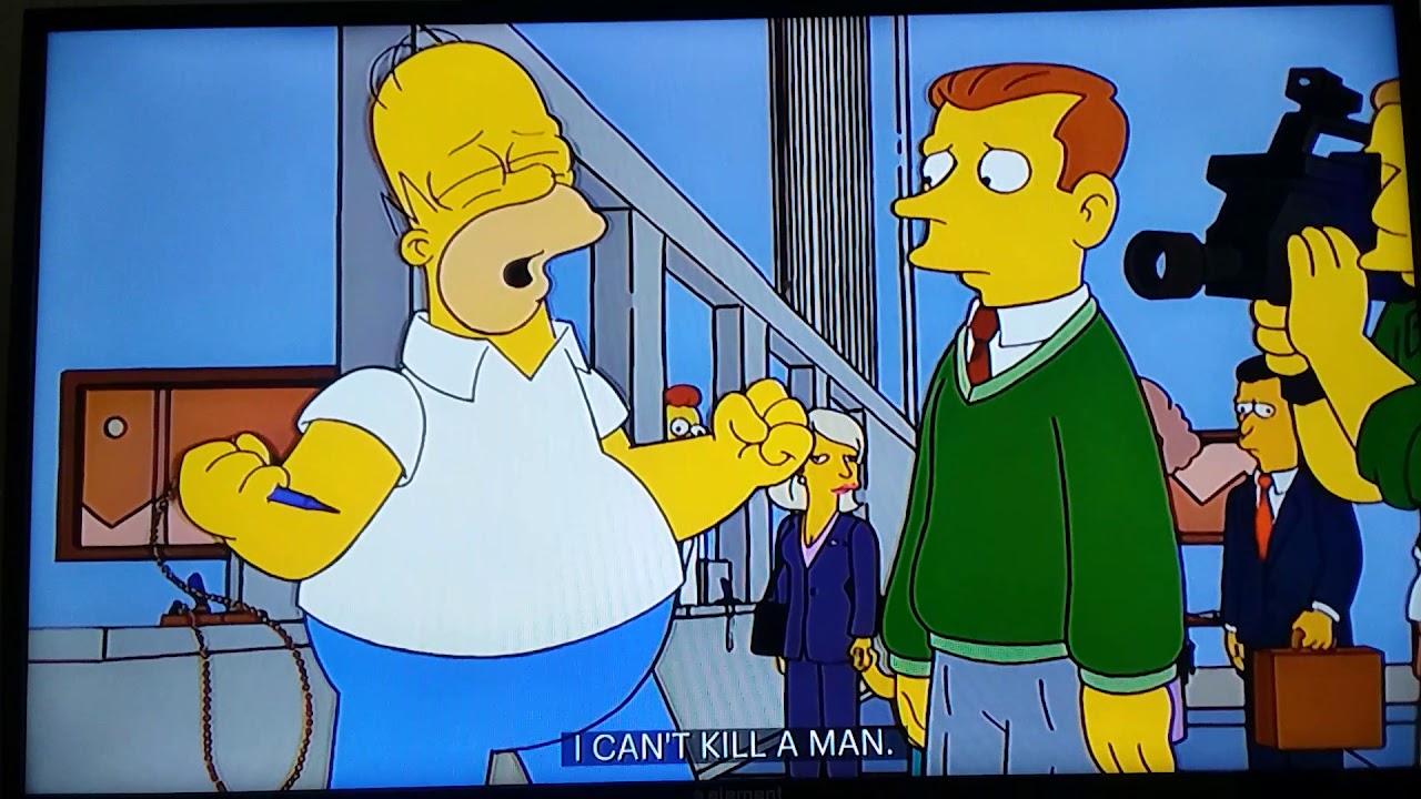 Homer being chased by PBS - YouTube