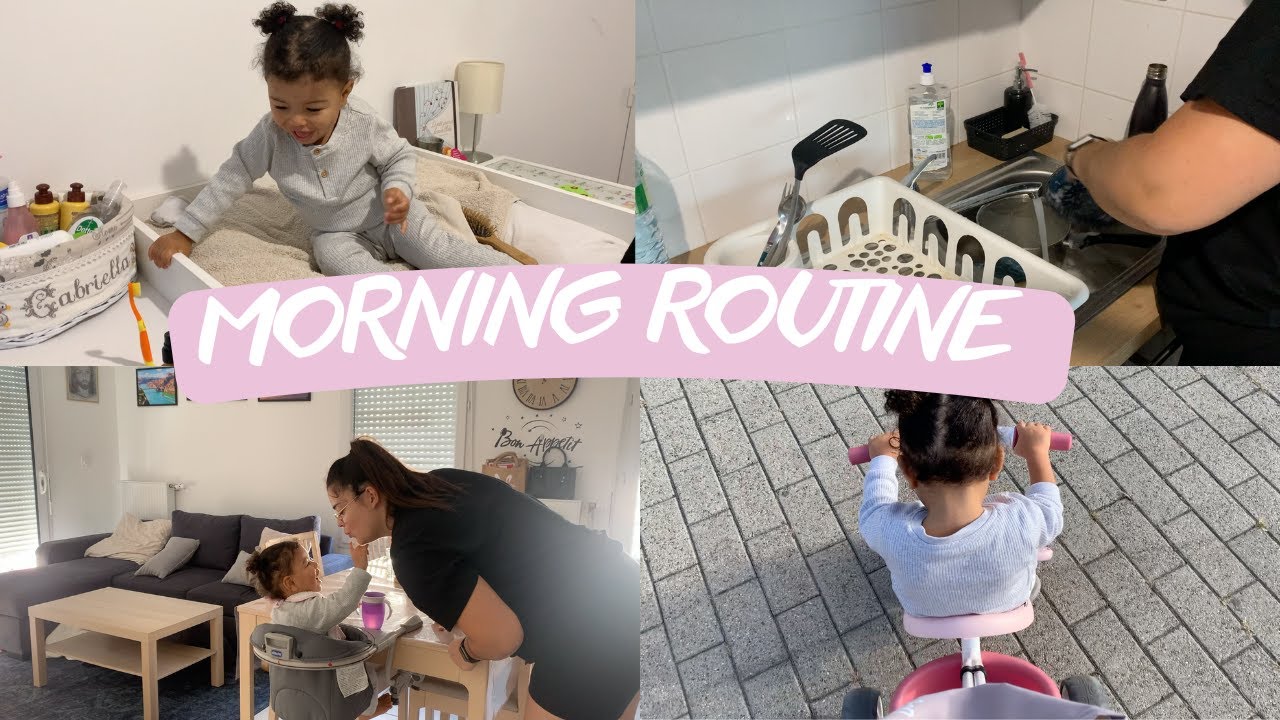 MINI MORNING ROUTINE MAMAN ET BÉBÉ 🧸 - YouTube