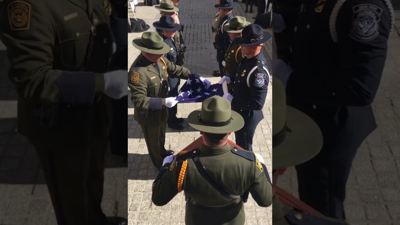 US Customs & Border Protection Honor Guard & BP, OFO, and AMO Pipes and ...