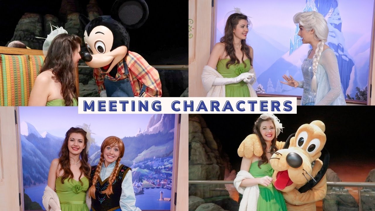 Meeting Disney Characters | Garden Grill restaurant, princesses, Dapper ...