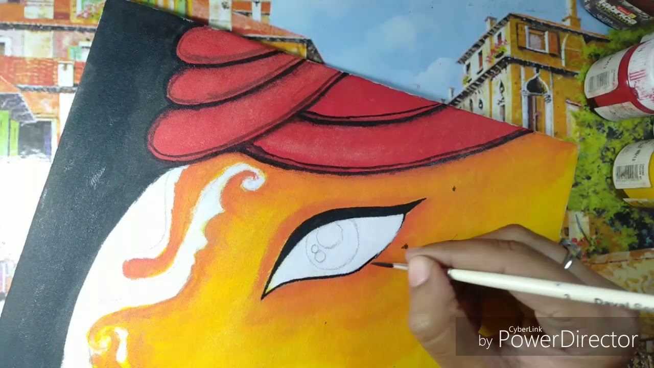 GANPATI BAPPA || A Painting || by Being ARTIST || - YouTube