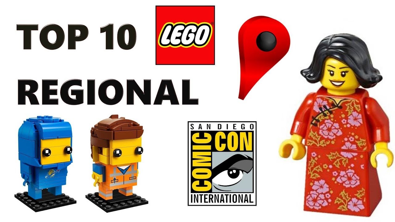 TOP 10 regional - exklusive LEGO Sets📌| mit Comic Con! - YouTube