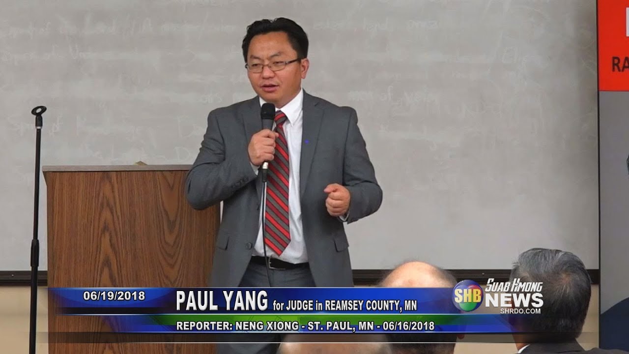 SUAB HMONG NEWS: Paul Yang for Ramsey County Judge - YouTube