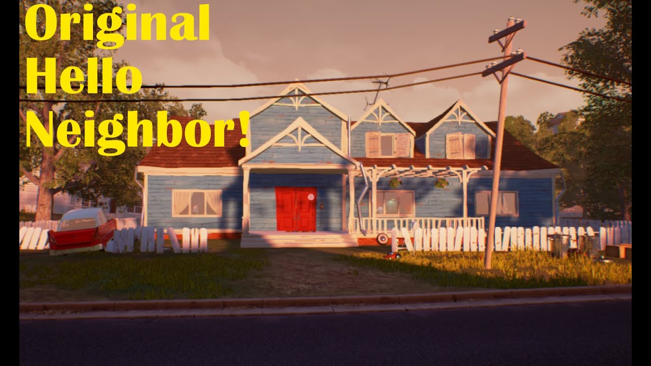 The OLD Hello Neighbor is even harder than the NEW ONE! | Hello ...