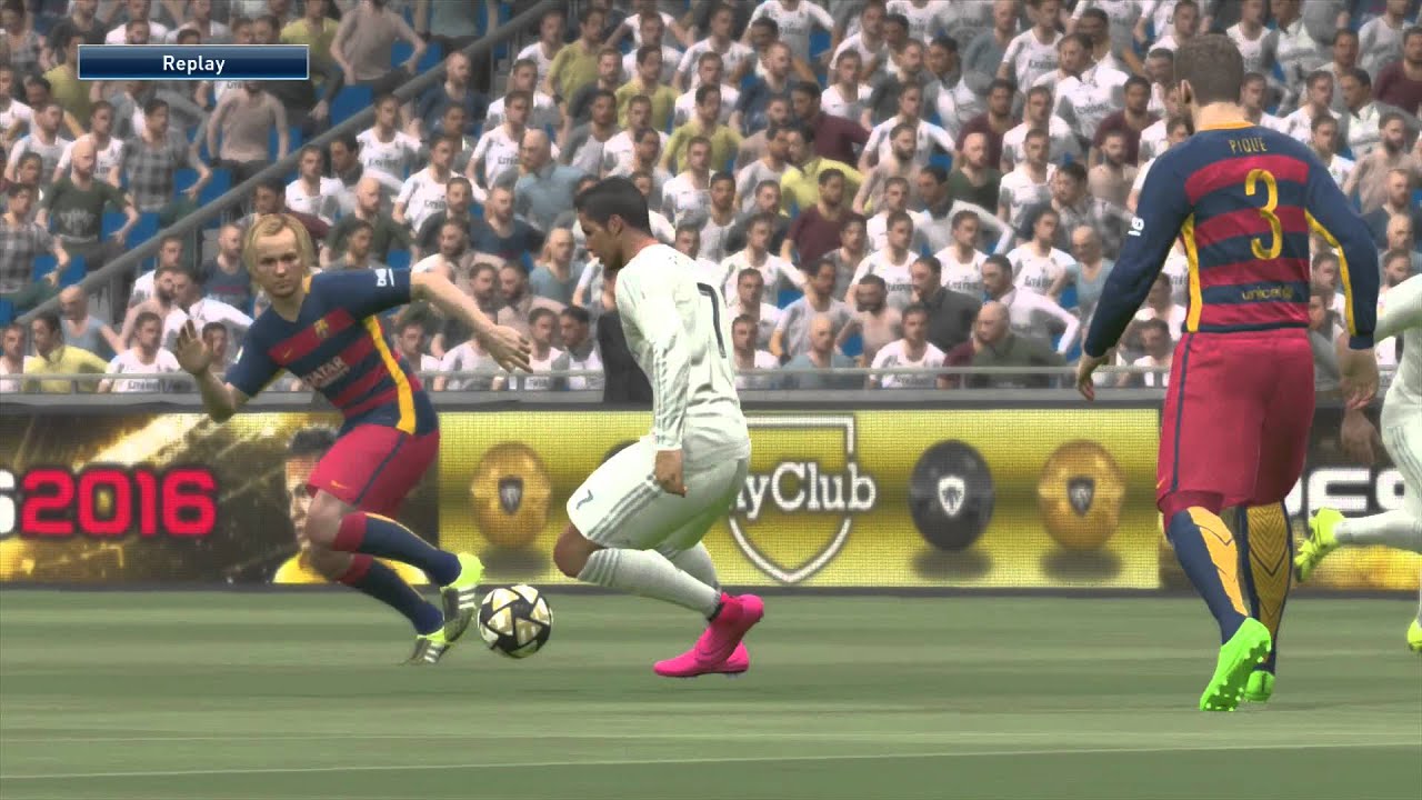 PES 16 Full Version Gameplay (Xbox 360) Real vs Barcelona - YouTube