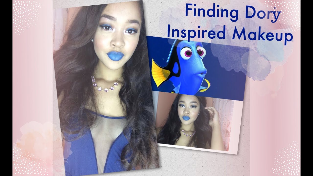 Finding Dory Inspired Makeup Look | Tutorial - YouTube