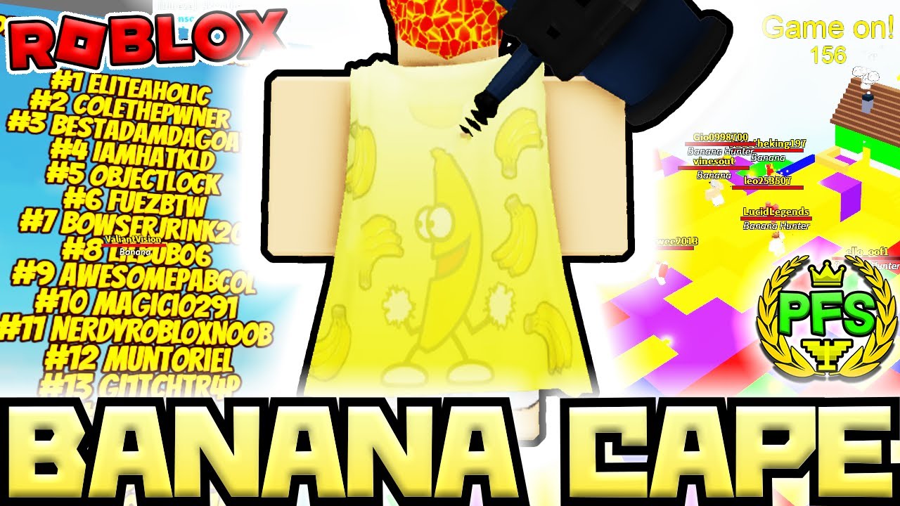 How To Obtain BANANA Cape!! *LIMITED* | Roblox Pillow Fight Simulator ...