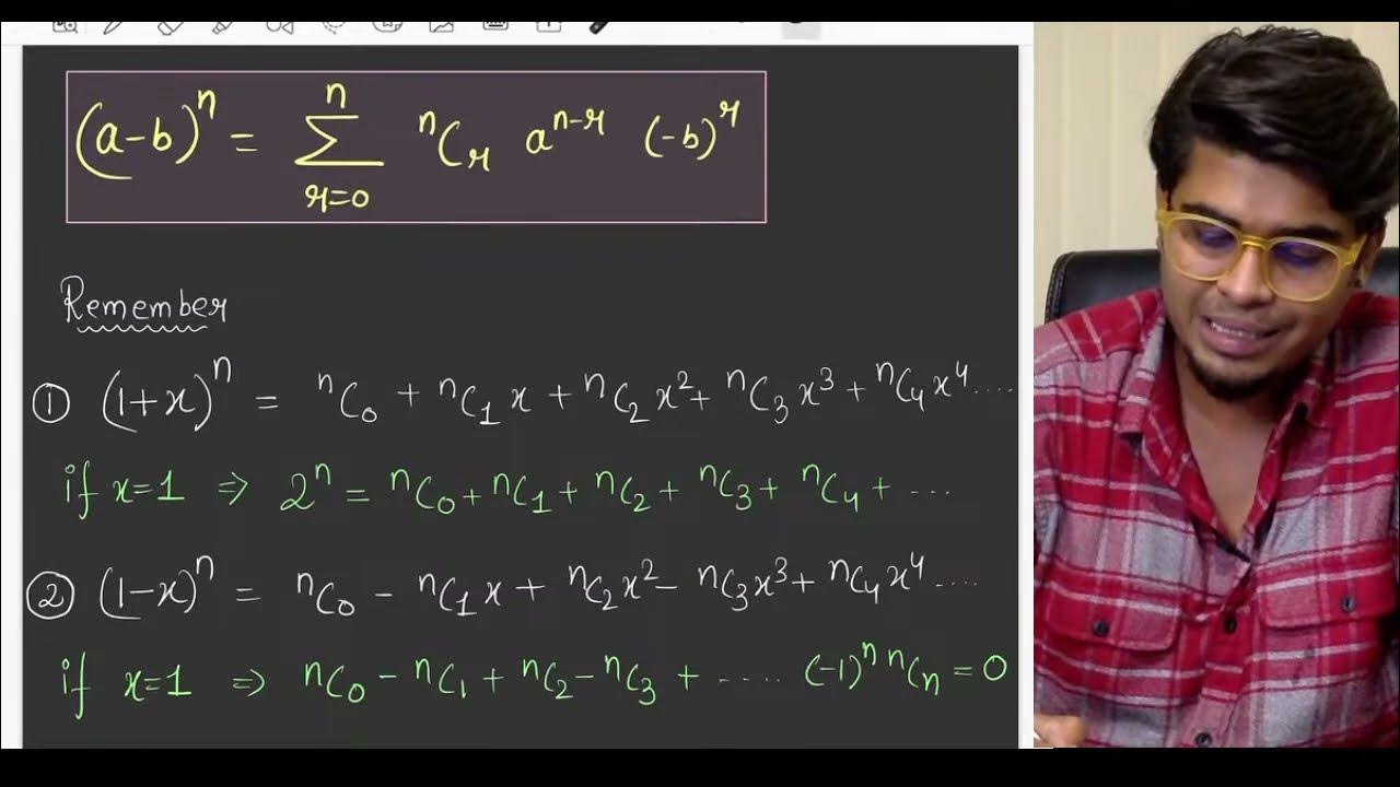 Binomial Theorem Lec-2 | Class 11th Maths NCERT | By Harshvardhan Sir - YouTube