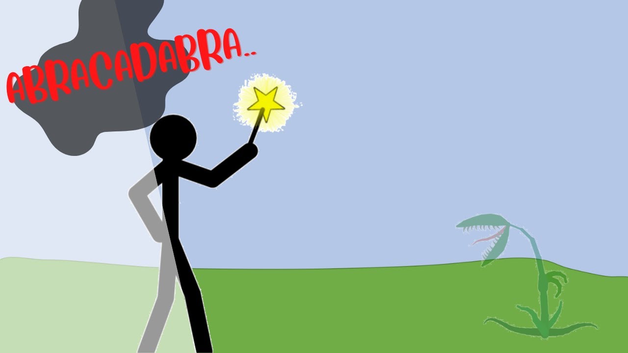 Funny stickman animation: a bit of magic can't hurt, can it? - YouTube