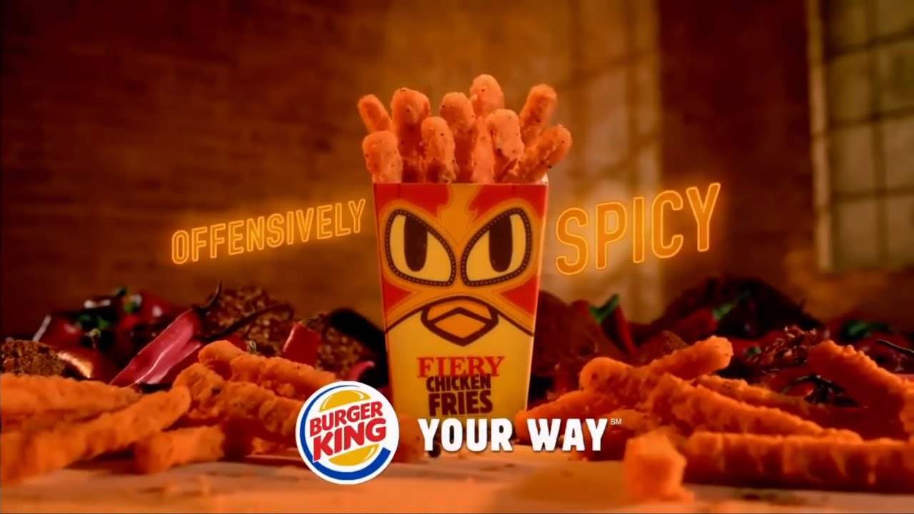 Firey Chicken Fries combined with the current BK music - YouTube