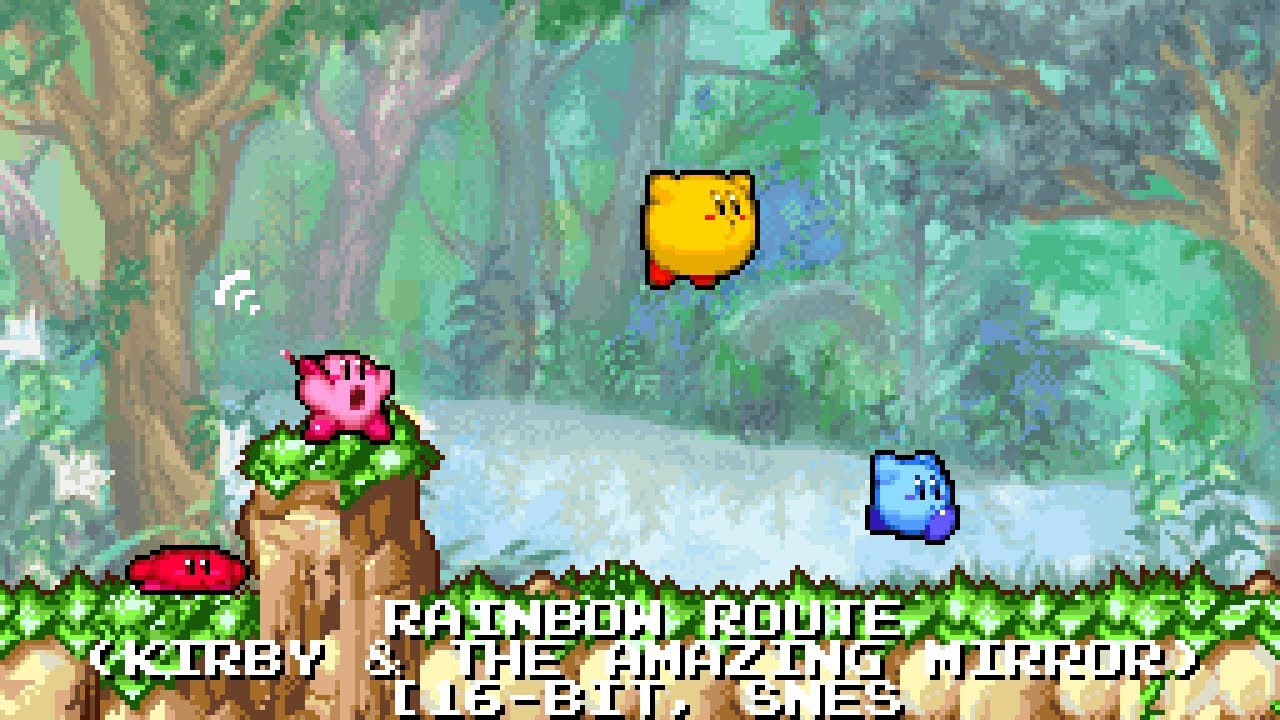 Rainbow Route / Forest & Nature Area (Kirby and the Amazing Mirror) [16 ...