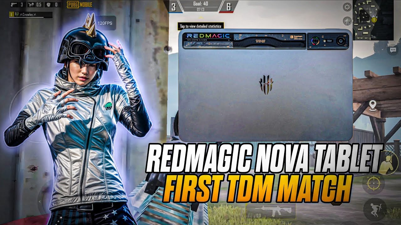 Red Magic Nova Tablet | PUBG MOBILE TEST 120 FPS - YouTube