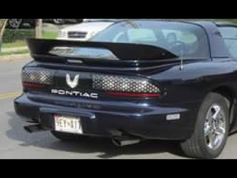 Custom Homemade Wing/Spoiler Pontiac Firebird non Trans Am - YouTube