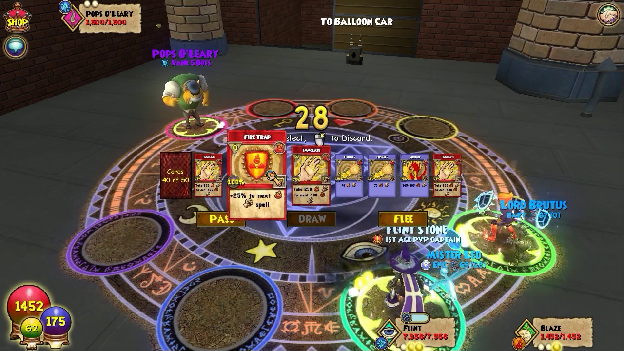 Wizard 101 Marley Bone dungeon speed run w/Flint Stone - YouTube